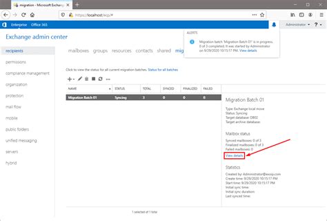 Move Mailbox In Exchange Admin Center ALI TAJRAN