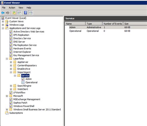 Import Agent 1031 Log Level Missing Laserfiche Answers