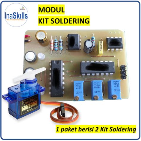 Jual Modul Kit Soldering Kontrol Motor Servo 360 Kota Bekasi Inaskills Electronics Tokopedia