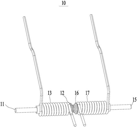 一种铰链弹簧组件以及开合盖结构的制作方法