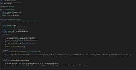 Unity Vr Socket Inventory Fist Full Of Shrimp