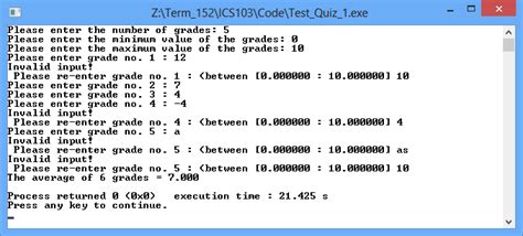 Solved Write A Program That Computes The Average Of A Set Of