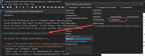 insert page breaks into your documents markdown monster