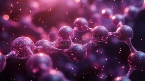Exploring The Intricacies Of Molecular Structures In Nature Stock Video