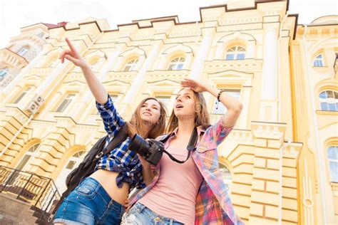 Two Lesbians Sisters Twins Beautiful Curly Blonde Young Woman In