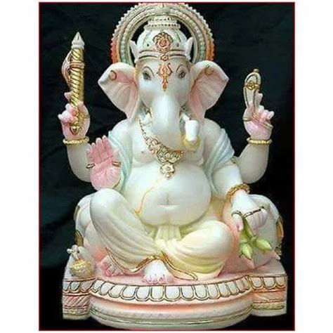 Ganesha Makrana Marble Statue At ₹ 100100piece Marble Ganesh Statue