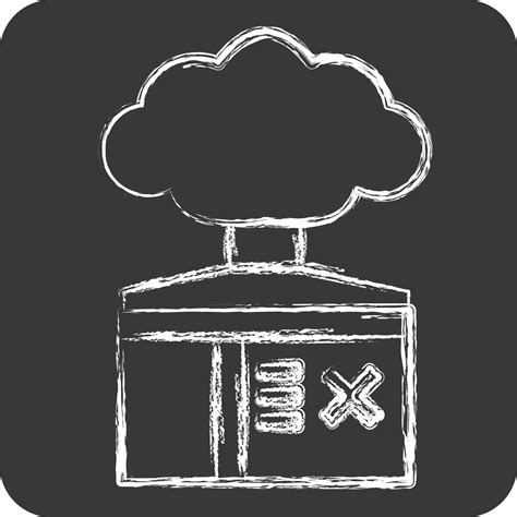 Icon Solvent Gas Related To Addiction Dictionary Symbol Chalk Style