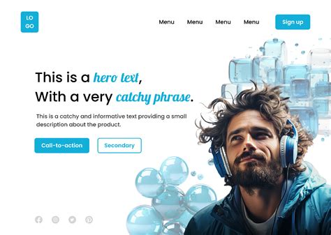 Homepage Template Figma