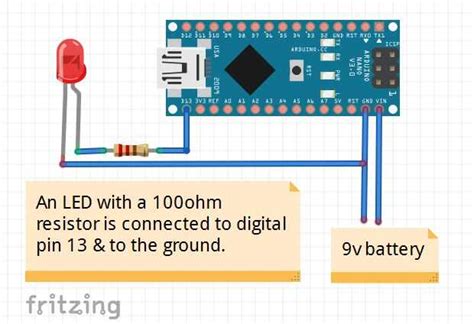 Parpadeo Led Con Arduino Nano