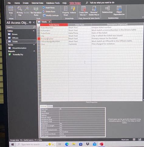 Solved 10 Use The Lookup Wizard To Create A One To Many