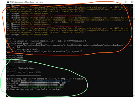 Vscode Platformio Pio Home Loading Letleon