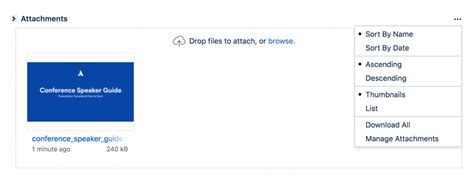 attaching files and screenshots to issues jira service management