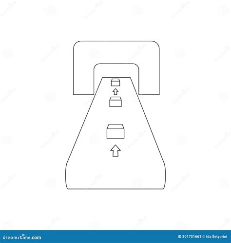 Conveyor Icon Vector Stock Illustration Illustration Of Embarkation