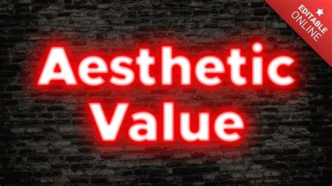Aesthetic Value Text Effect Generator