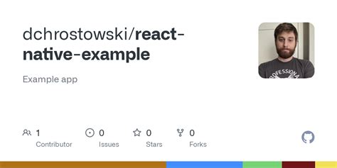 Github Dchrostowskireact Native Example Example App