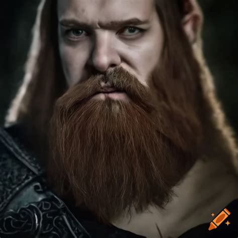 Norse Inspired Male Half Orc Skald For Dungeons And Dragons On Craiyon