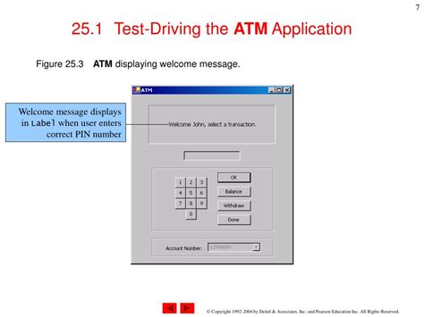 Ppt Tutorial 25 Atm Application Introducing Database Programming