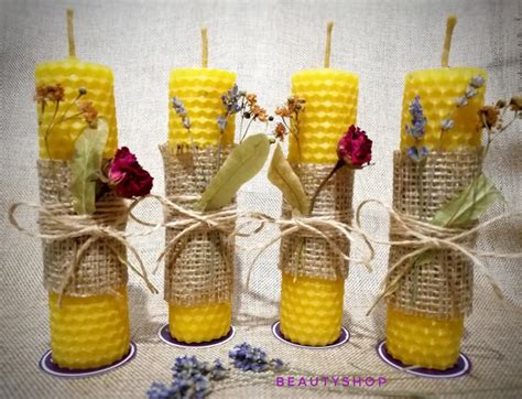 Купить свечи из вощины Beautyshop Самодельные свечи Свечи ручной