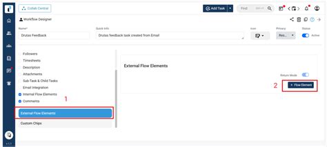 Add Flow Elements From The Designer Page Drutas