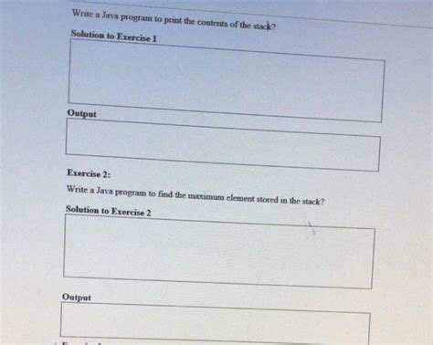 Solved Write A Java Program To Print The Contents Of The