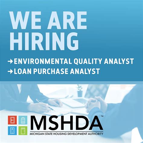 Michigan State Housing Development Authority On Linkedin Mshda Is Hiring A Departmental Analyst