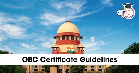Obc Certificate Guidelines For Single Mothers Challenged