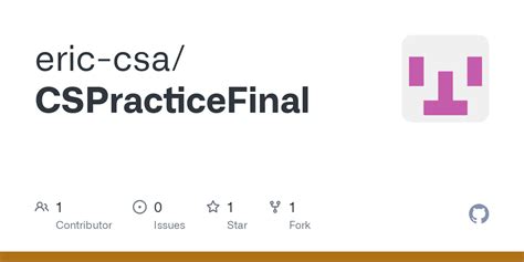 GitHub Eric Csa CSPracticeFinal