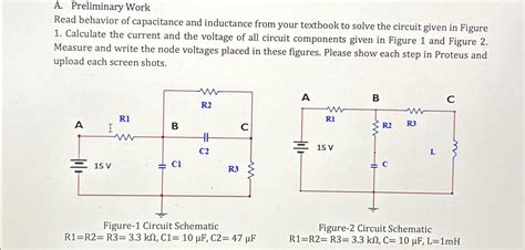 Solved Calculate The Current And The Voltage Of All Chegg