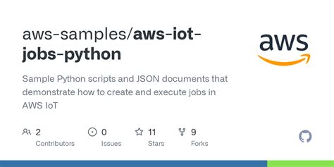 Github Aws Samplesaws Iot Jobs Python Sample Python Scripts And