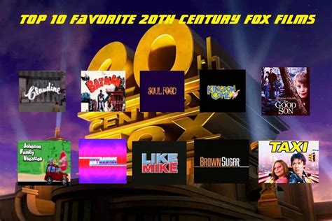 My Top 10 Favourite 20th Century Fox Films By Mastuhoscg8845iscool On Deviantart