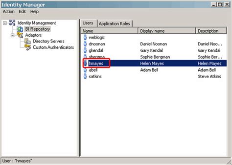 Setting Up A Multiuser Development Environment By Using The Oracle Bi 11g Administration Tool