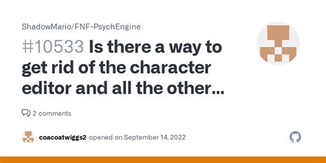 Is There A Way To Get Rid Of The Character Editor And All The Other