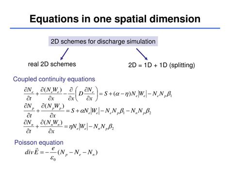 Ppt Numerical Schemes For Streamer Discharges At Atmospheric Pressure Powerpoint Presentation