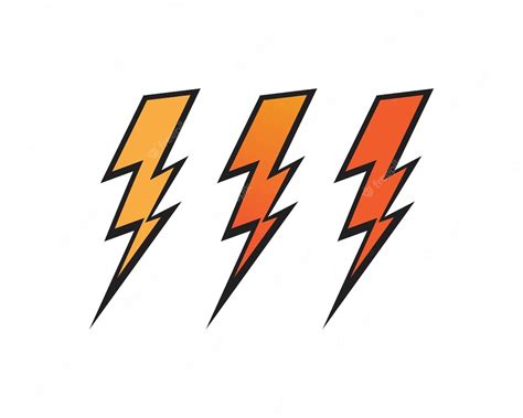 Premium Vector Lightning Bolt Flash Thunderbolt Icons Vector