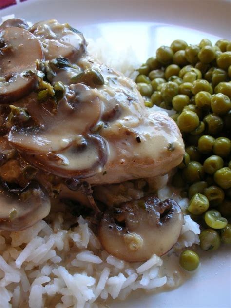 Basil Pork Tenderloin Chops With Mushroom Cream Sauce