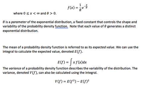 Solved How Are The Mean And Variance Of An Exponential