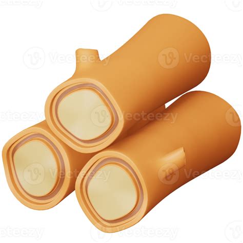 Wood 3d Rendering Isometric Icon 28631065 Png