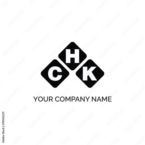 Chk Letter Logo Design On White Background Chk Logo Chk Creative Initials Letter Monogram Logo
