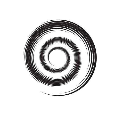 Premium Vector Concentric Circle Elements Backgrounds Abstract Circle Pattern Black And White
