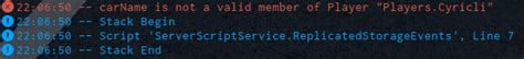 stupid problem with events why scripting support developer