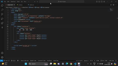 Alok Raj On Linkedin Webdevelopment Internship Prodigyinfotech Stopwatchapp Reactjs