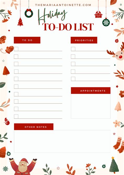 Keep Organized With This Free Downloadable Holiday Planner