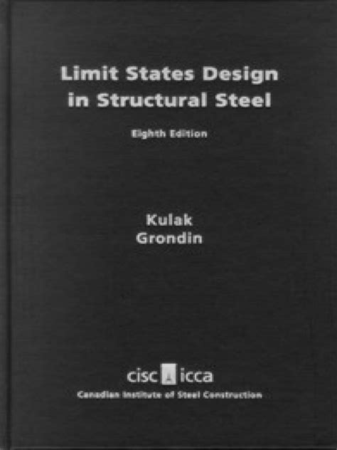 Cisc Limit States Design In Structural Steel 7th Edition Pdf Pdf