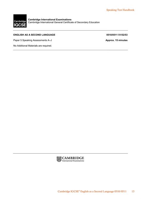 Igcse Speaking Test3 Pdf