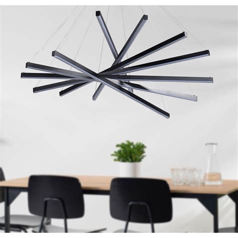 Luxury Anti Glare LED Linear Light Prismatic Diffuser Dimmable Office Hotel Cloth Shop Interior