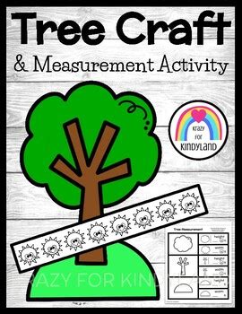 Tree Measuring Craft Nonstandard Unit Of Measurement Spring Summer