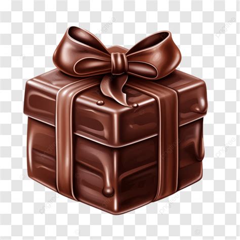 축하용 장식 리본이 달린 고급스러운 갈색 선물 상자 고급스러운 브라운 선물 상자 장식용 리본 축하 선물 상자 Png 일러스트 및 이미지 에 대한 무료 다운로드
