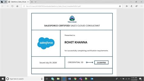 Rohit Khanna On Linkedin Just Completed My 3rd Salesforce Certification Salesforce Certified Sales…