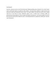 Toast Speech Script Docx Toast Speech Toast For A Blessed Summer Class That God Granted