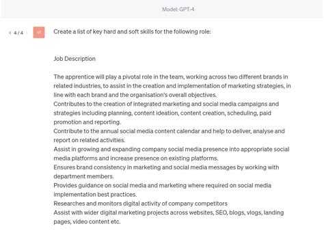 Chatgpt Prompt For Job Description Image To U